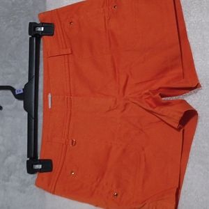 Cache | Shorts | Cache Womens Short Orange Shorts Size Side Slit | Poshmark